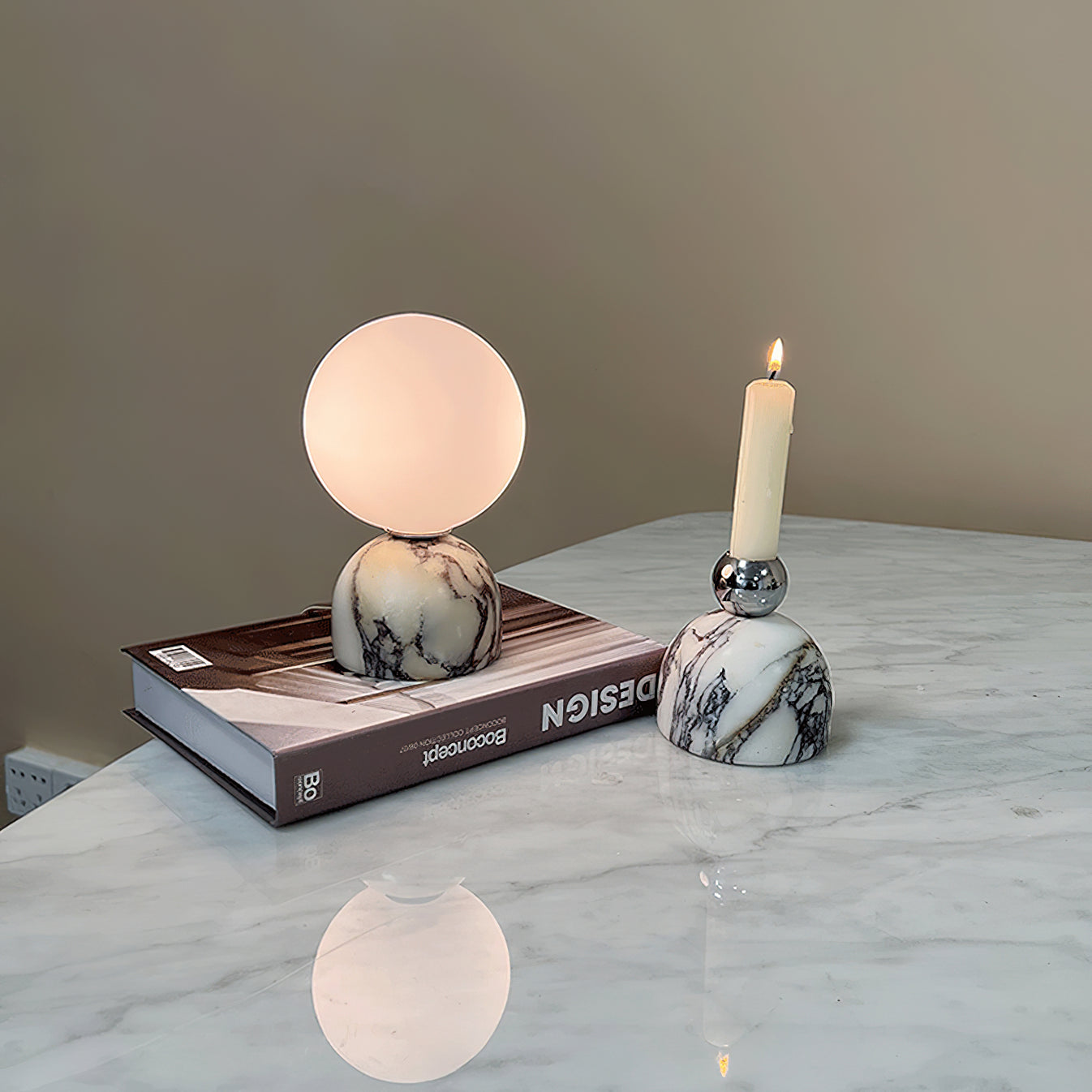 Aalia Marble Table Lamp – Radilum