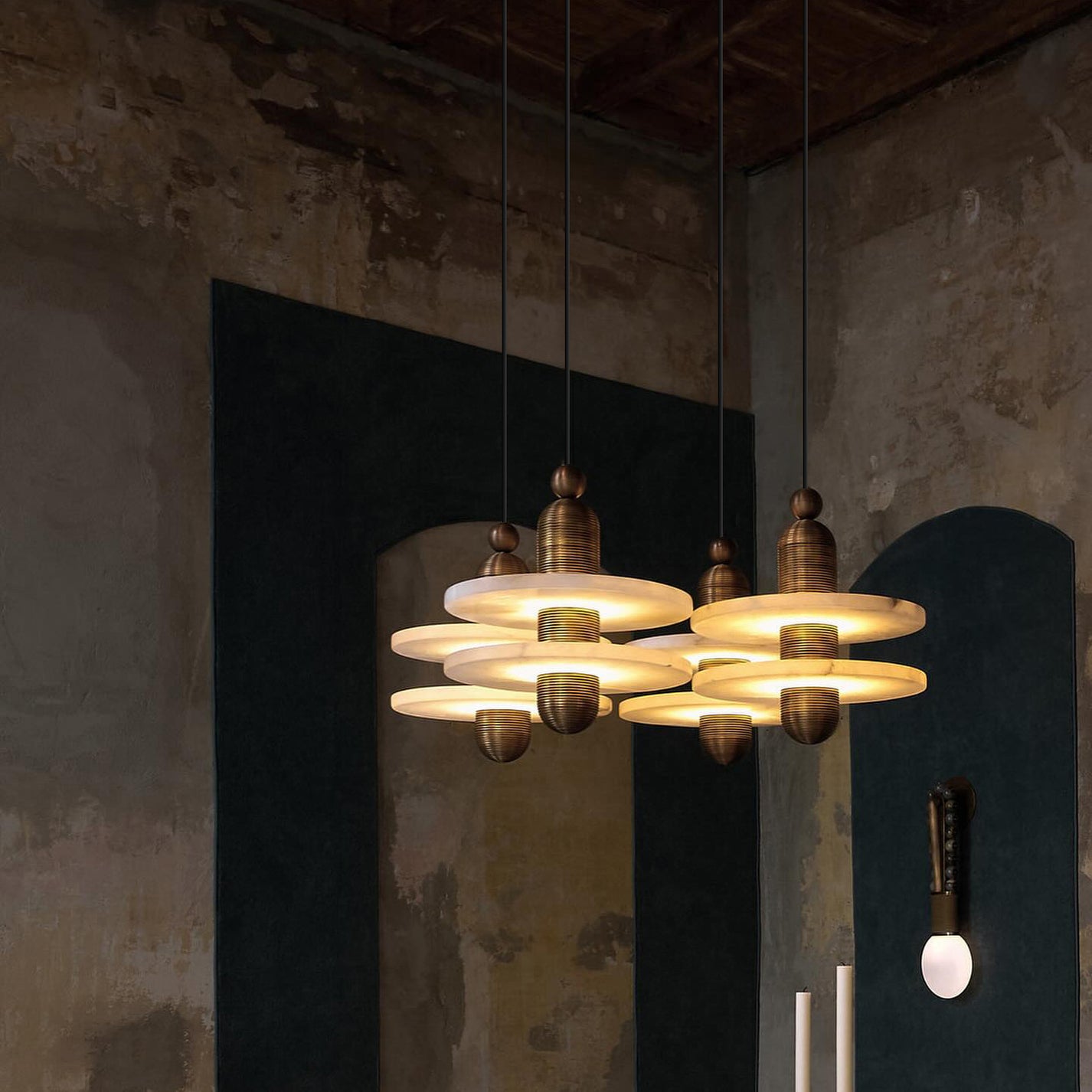 Alabaster Comet Pendant Lamp – Radilum