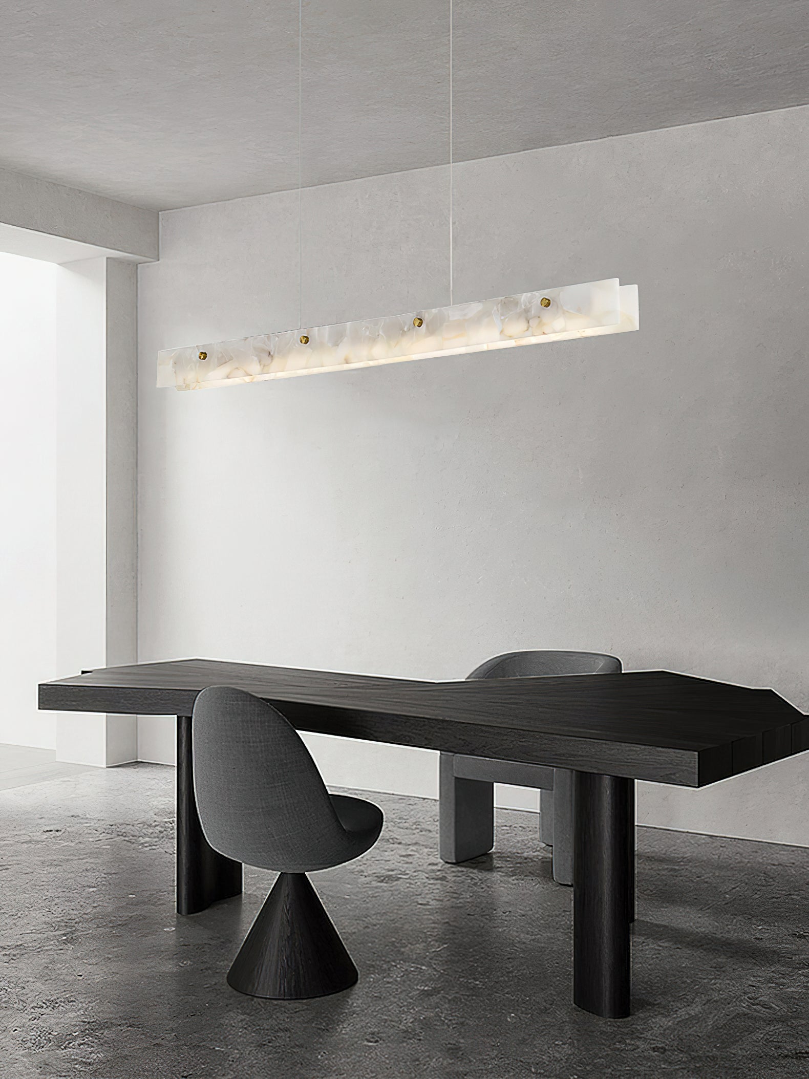 Alabaster LED Linear Pendant Light – Radilum