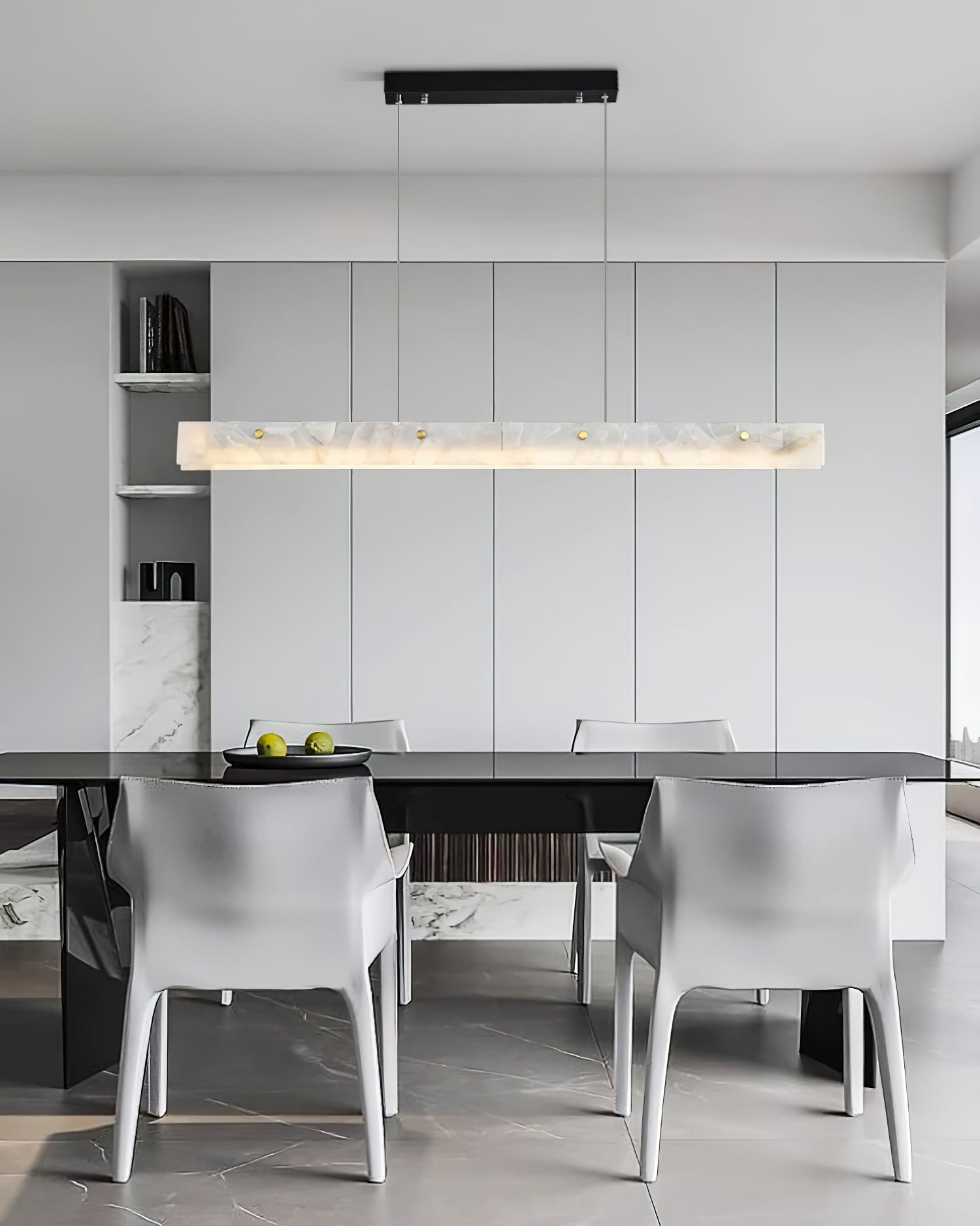 Alabaster LED Linear Pendant Light – Radilum