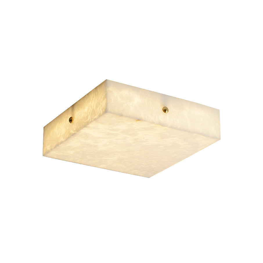 Arca Alabaster Flushmount Ceiling Light – Radilum