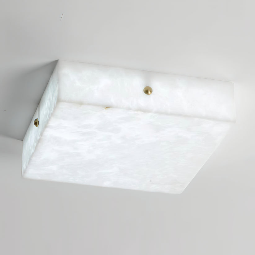 Arca Alabaster Flushmount Ceiling Light – Radilum