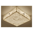 Arca Alabaster Flushmount Ceiling Light – Radilum