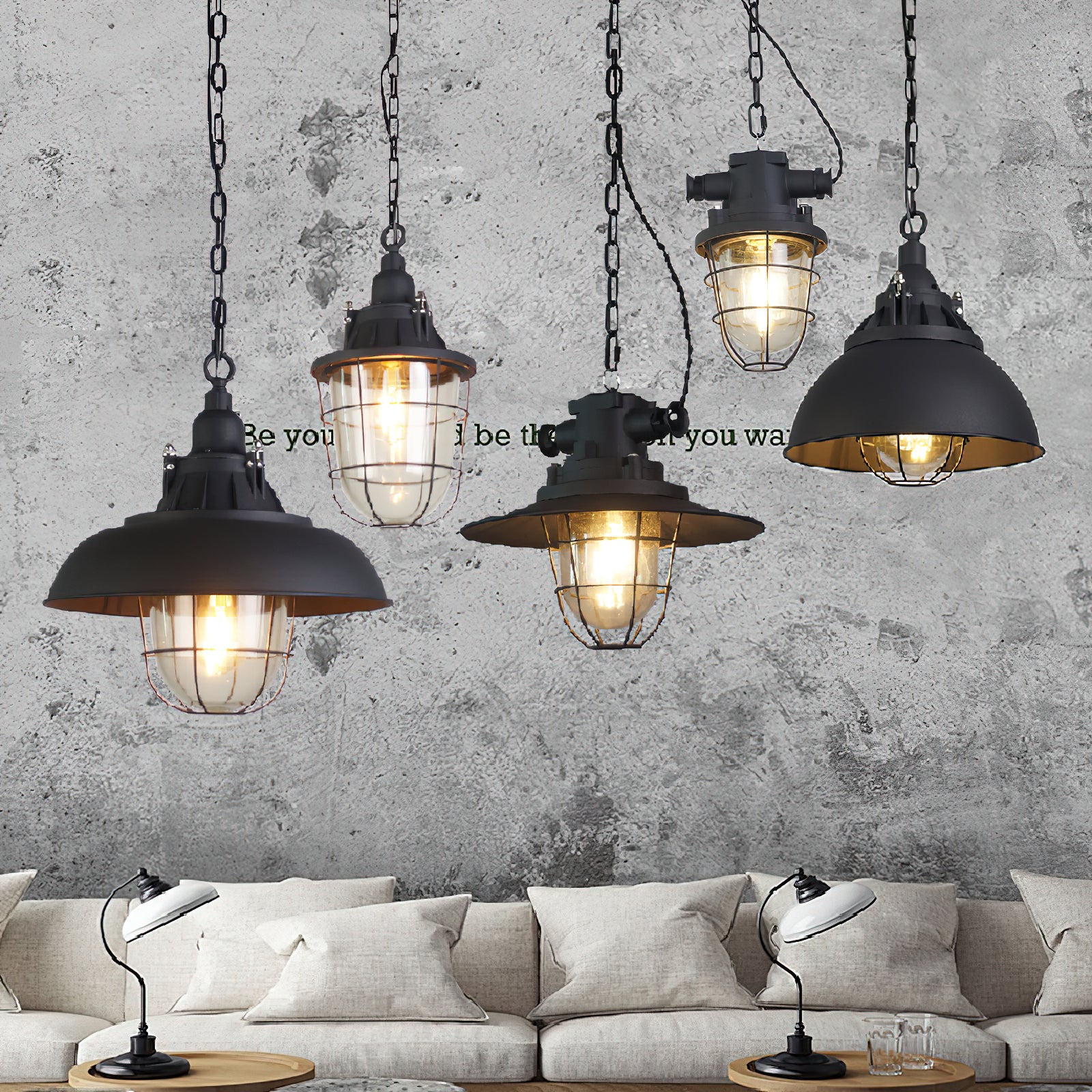 Bulkhead Cage Pendant Light – Radilum