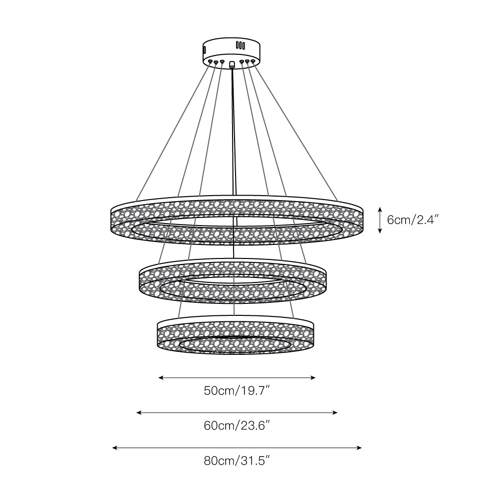 Coblitz Round LED Chandelier – Radilum