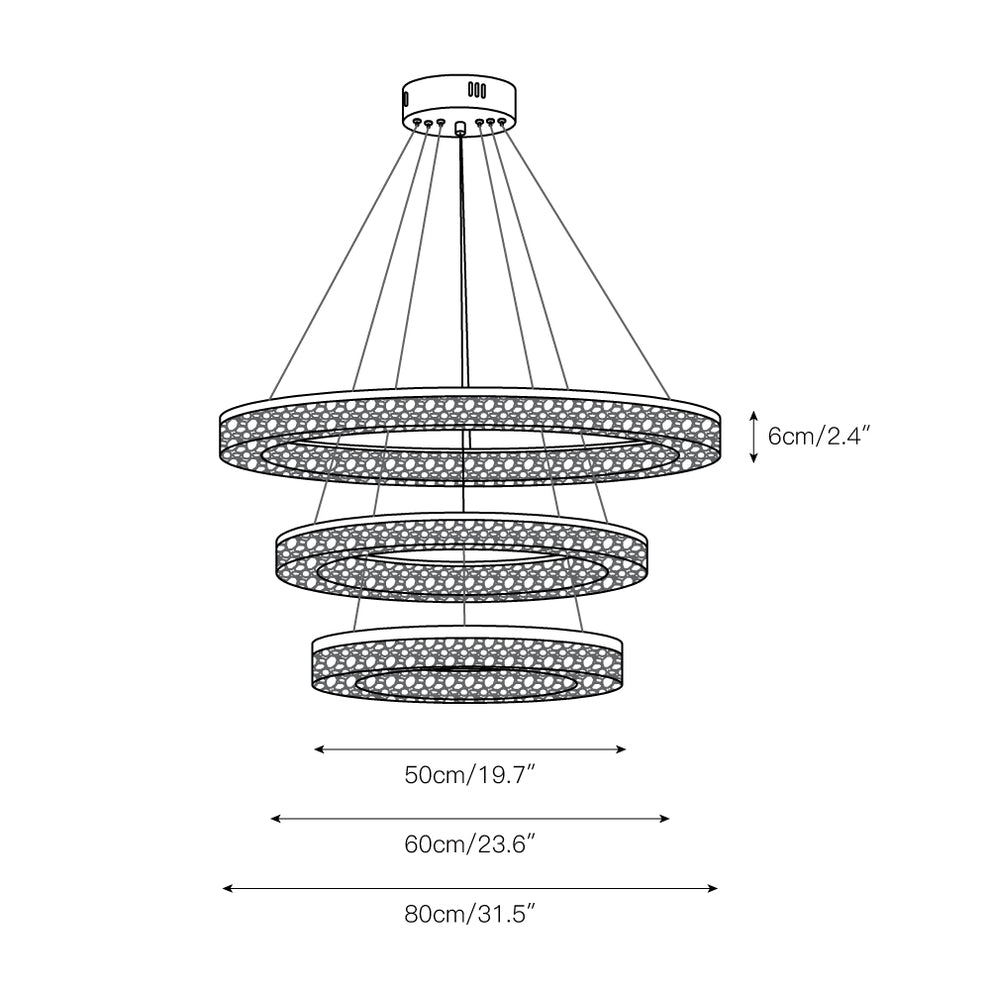 Coblitz Round LED Chandelier – Radilum