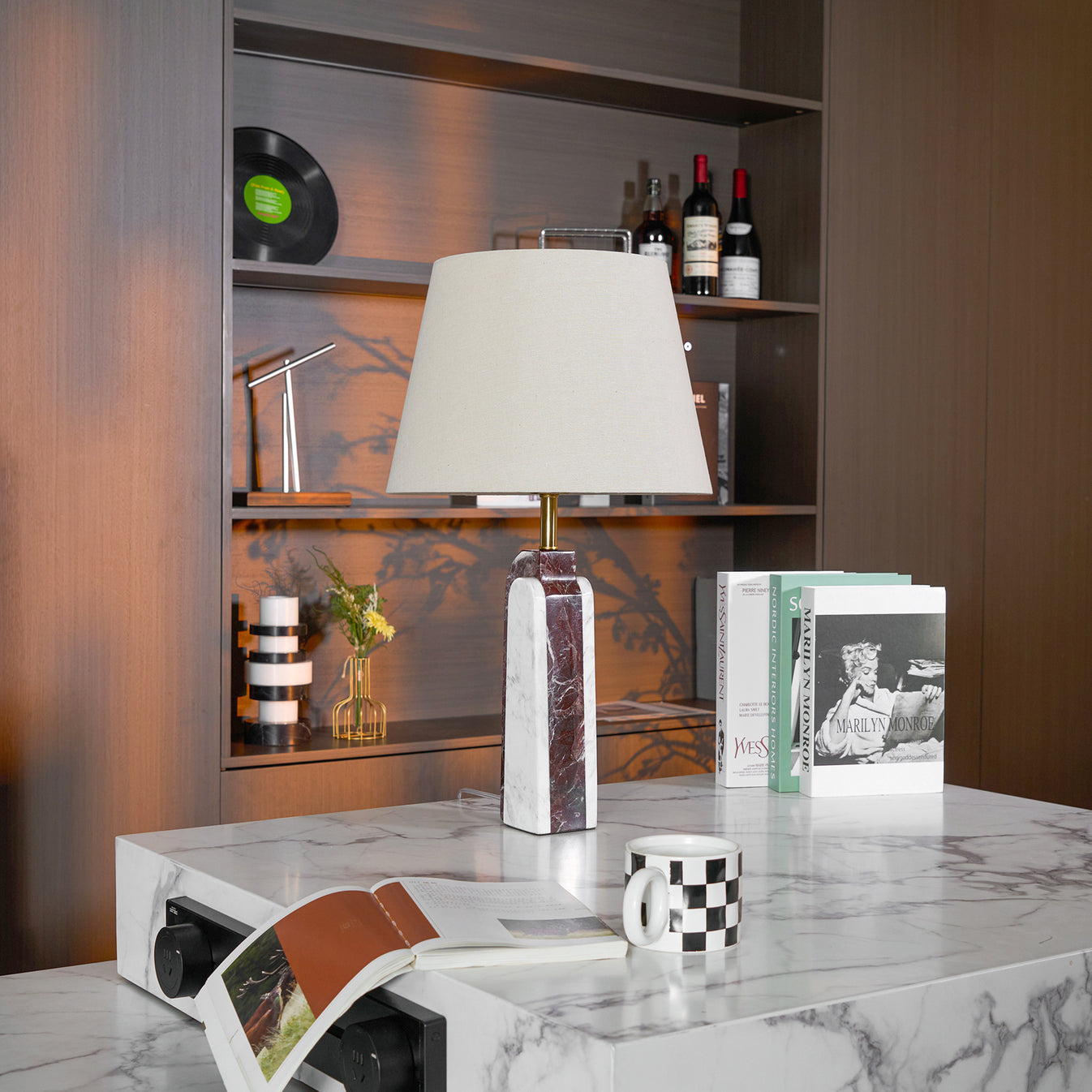 Darcy Marble Table Lamp – Radilum