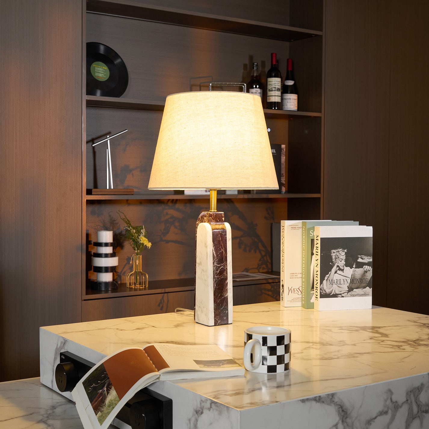 Darcy Marble Table Lamp – Radilum