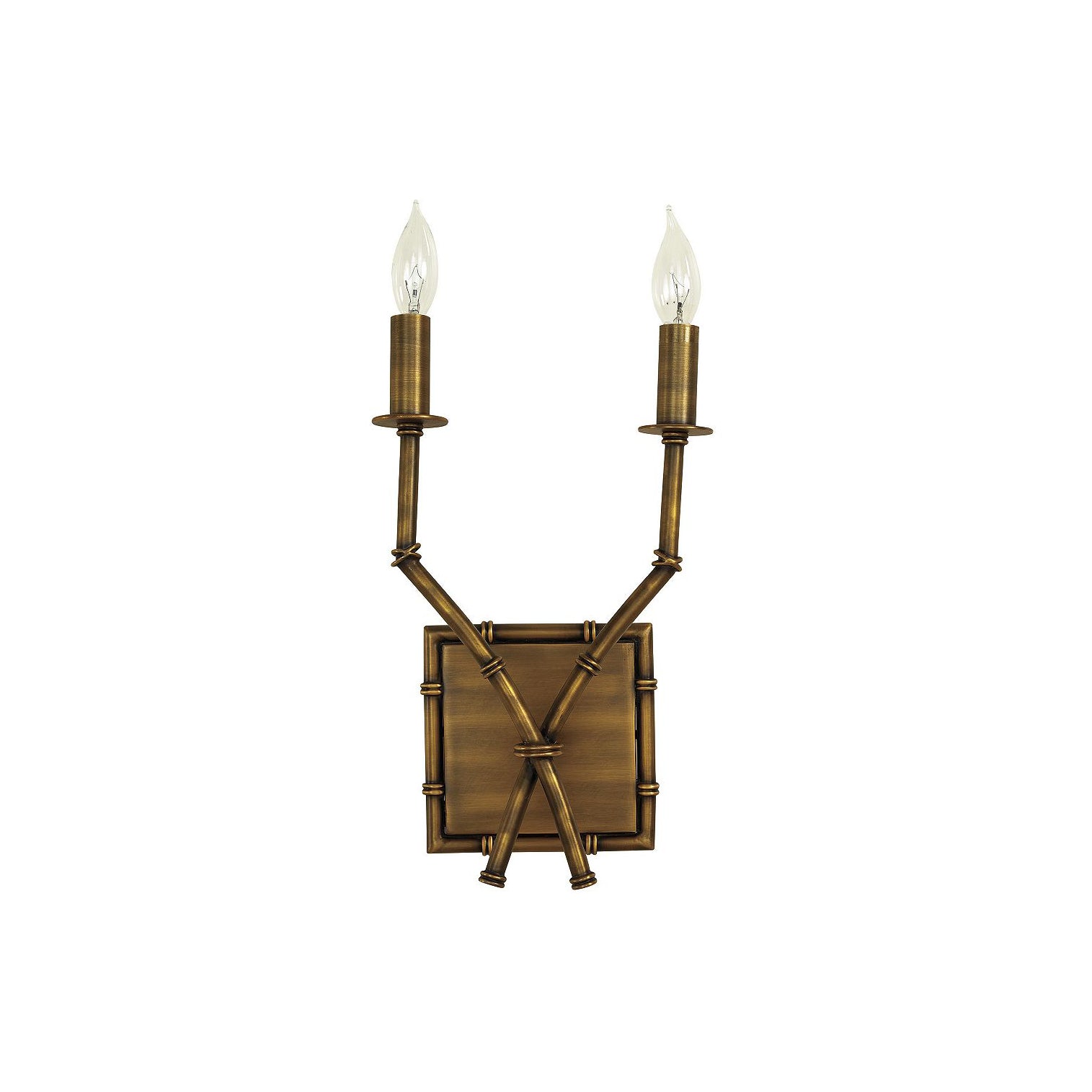 Double Arm Bamboo Sconce – Radilum