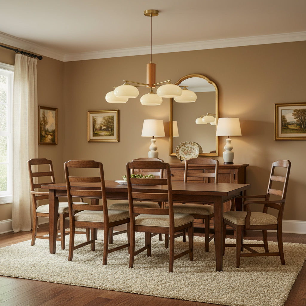 Elliptical Persimmon Chandelier – Radilum
