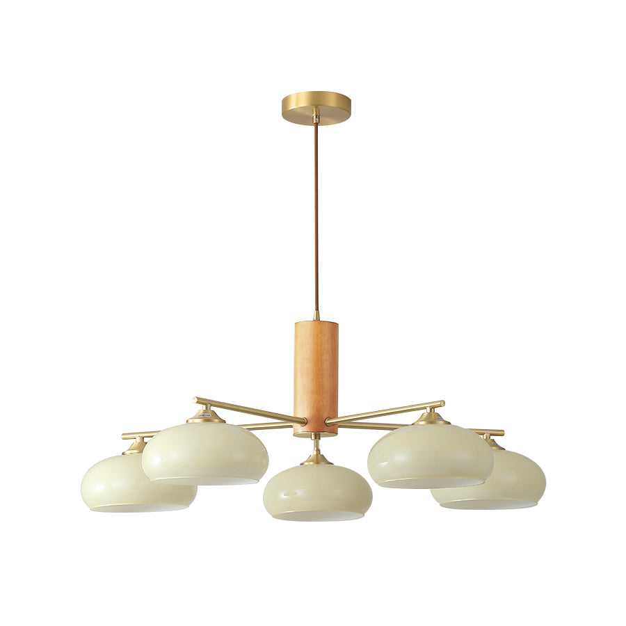 Elliptical Persimmon Chandelier – Radilum