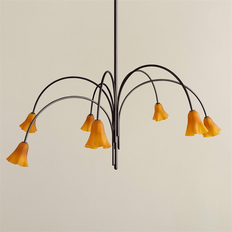 Flora Glass Chandelier – Radilum