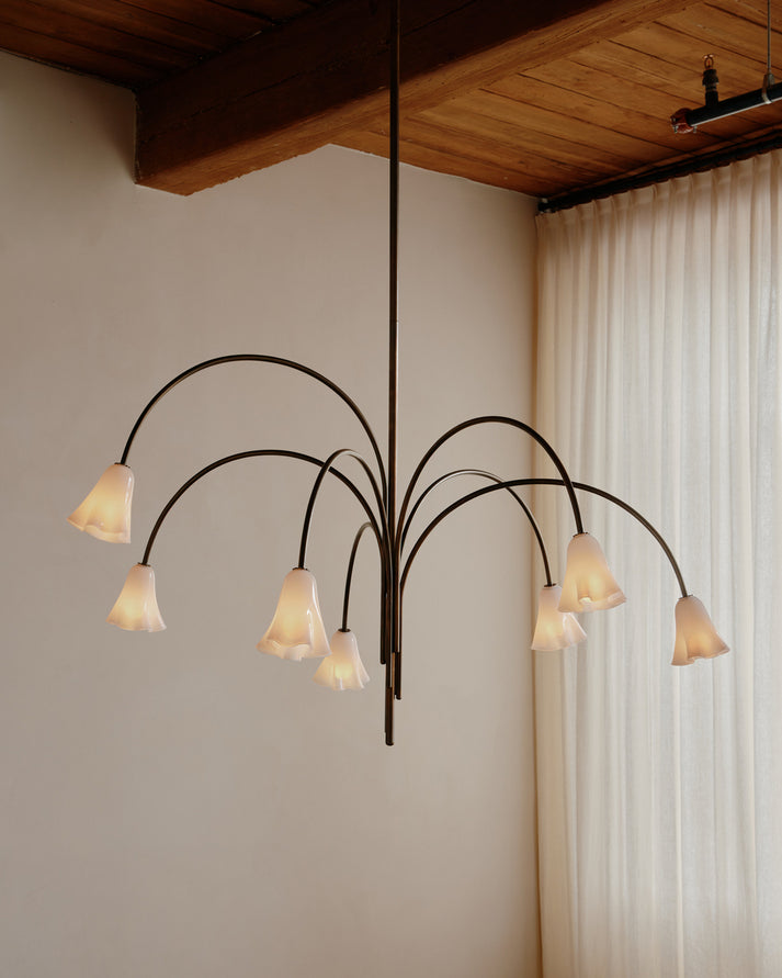 Flora Glass Chandelier – Radilum