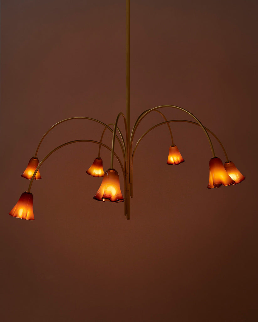 Flora Glass Chandelier – Radilum