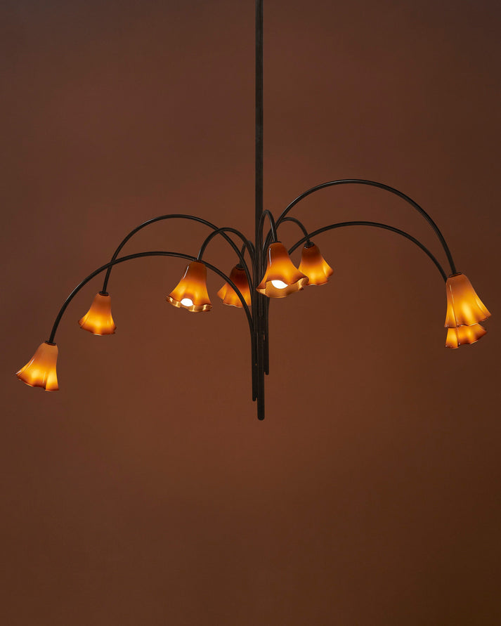 Flora Glass Chandelier – Radilum