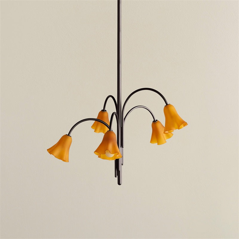 Flora Glass Chandelier – Radilum