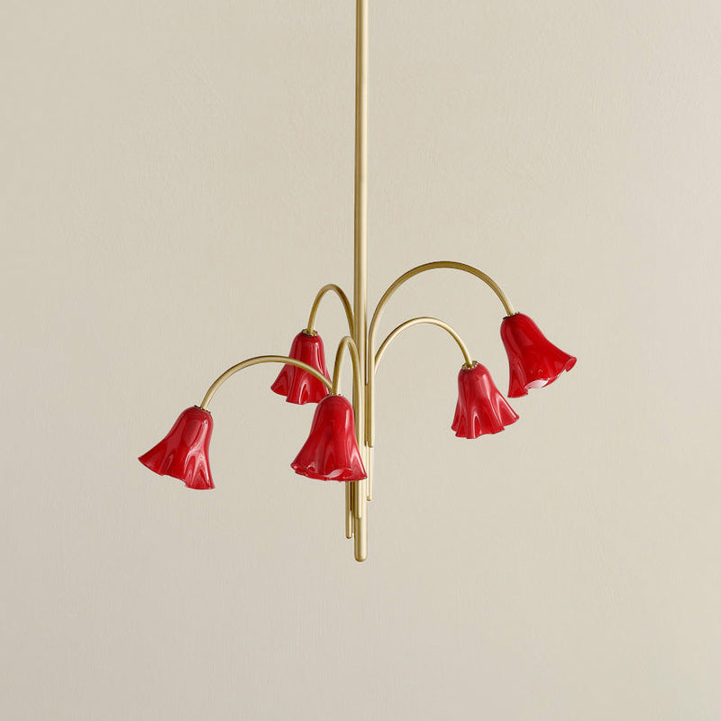 Flora Glass Chandelier – Radilum