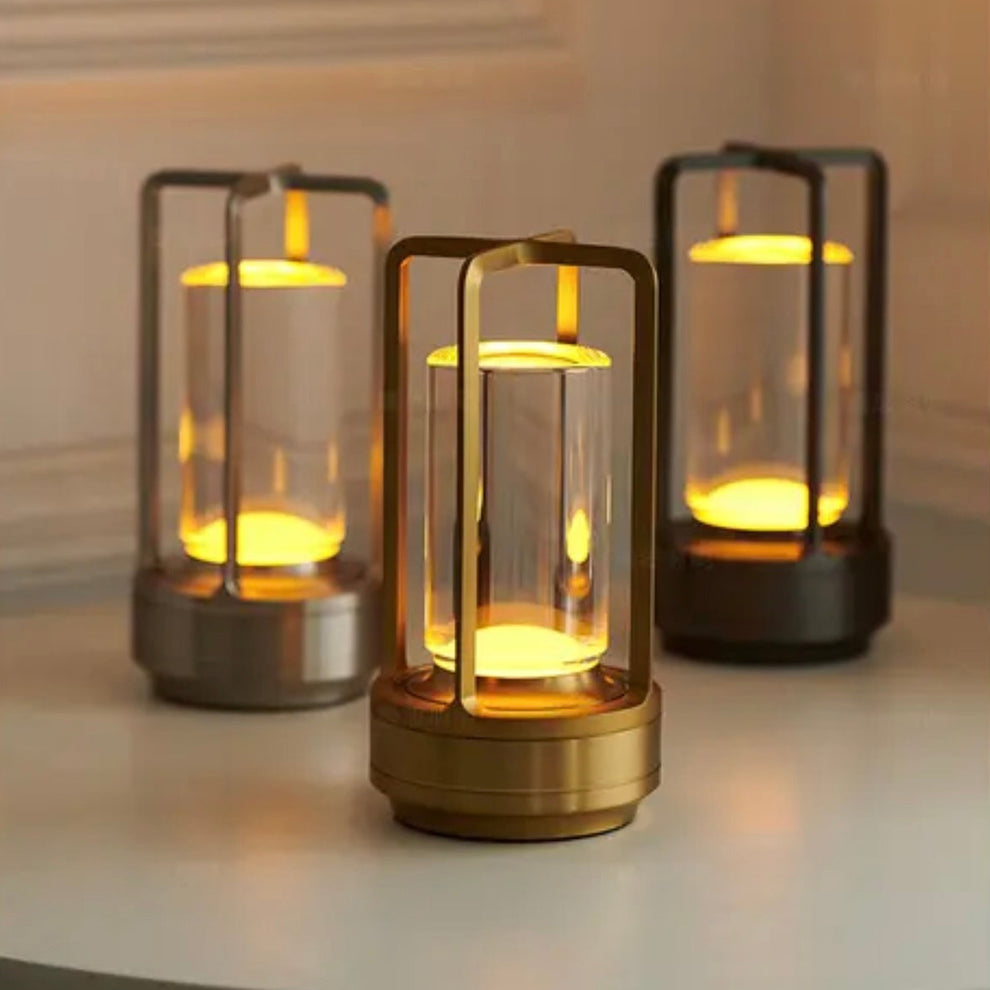 Lantern Cordless Crystal Table Lamp (built-in battery) – Radilum