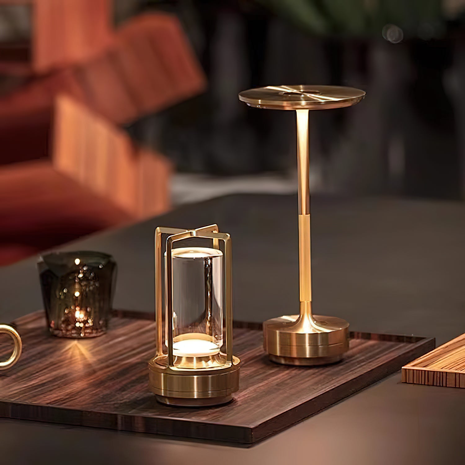 Lantern Cordless Crystal Table Lamp (built-in battery) – Radilum