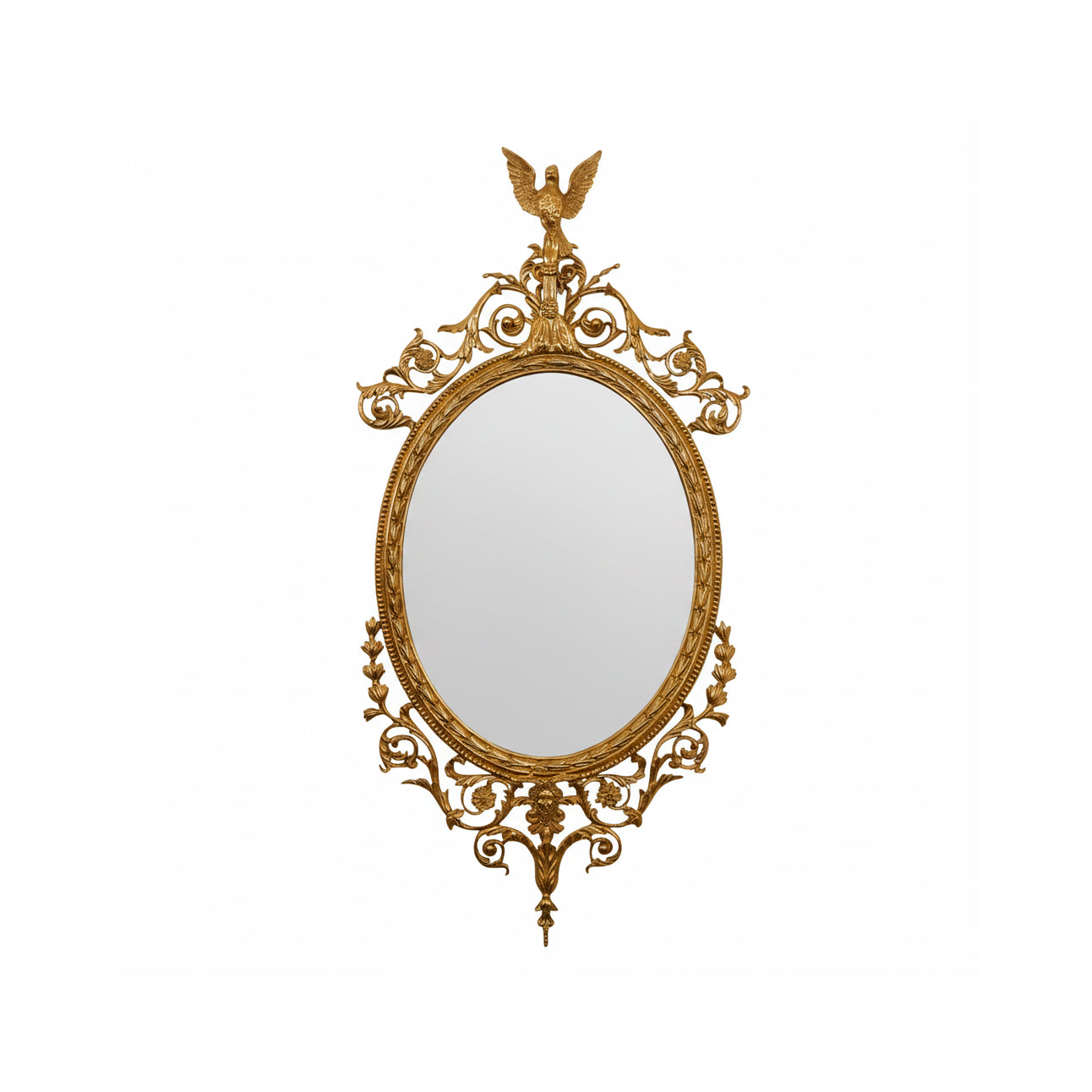 Louis Wood Flat Wall Mirror – Radilum