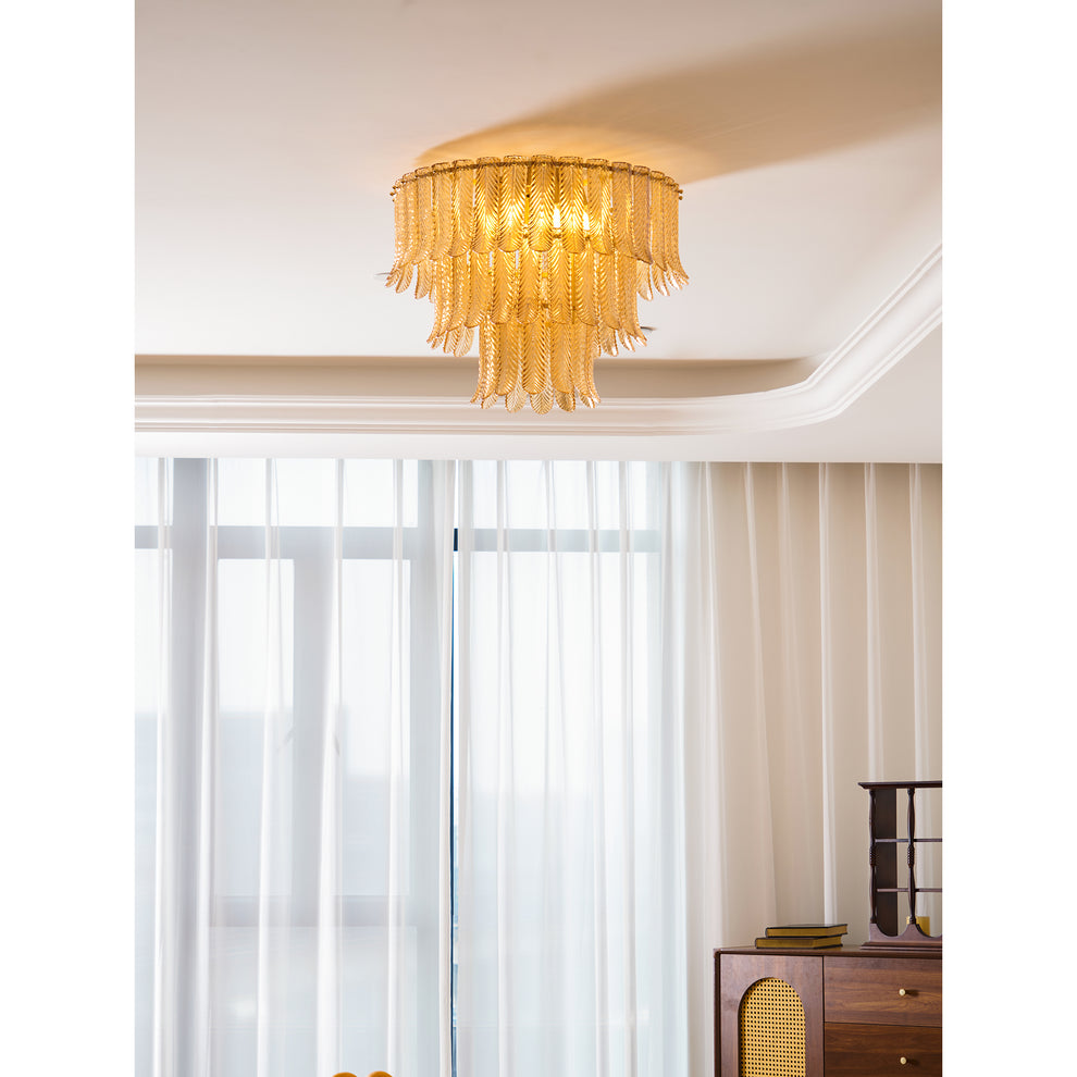 Plume Glass Ceiling Light – Radilum