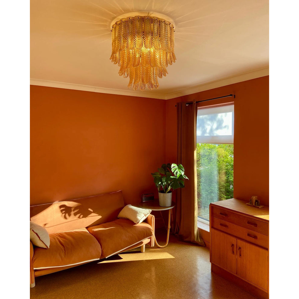 Plume Glass Ceiling Light – Radilum