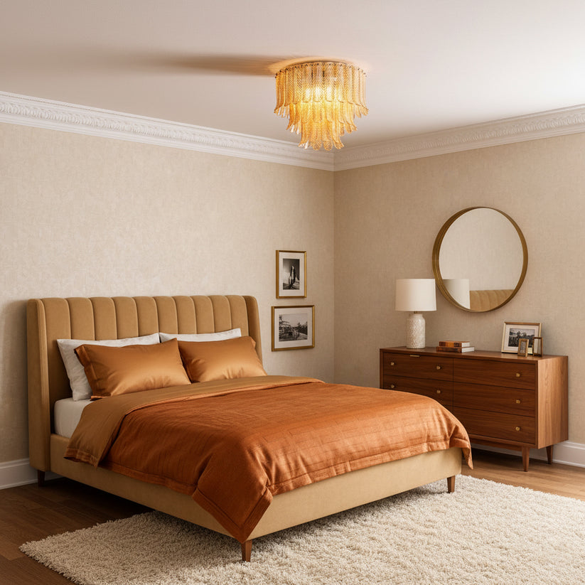 Plume Glass Ceiling Light – Radilum