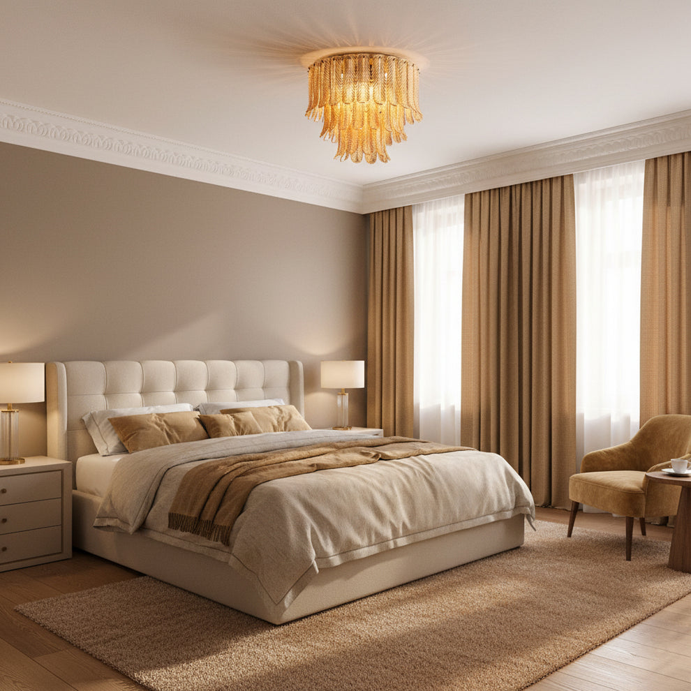 Plume Glass Ceiling Light – Radilum