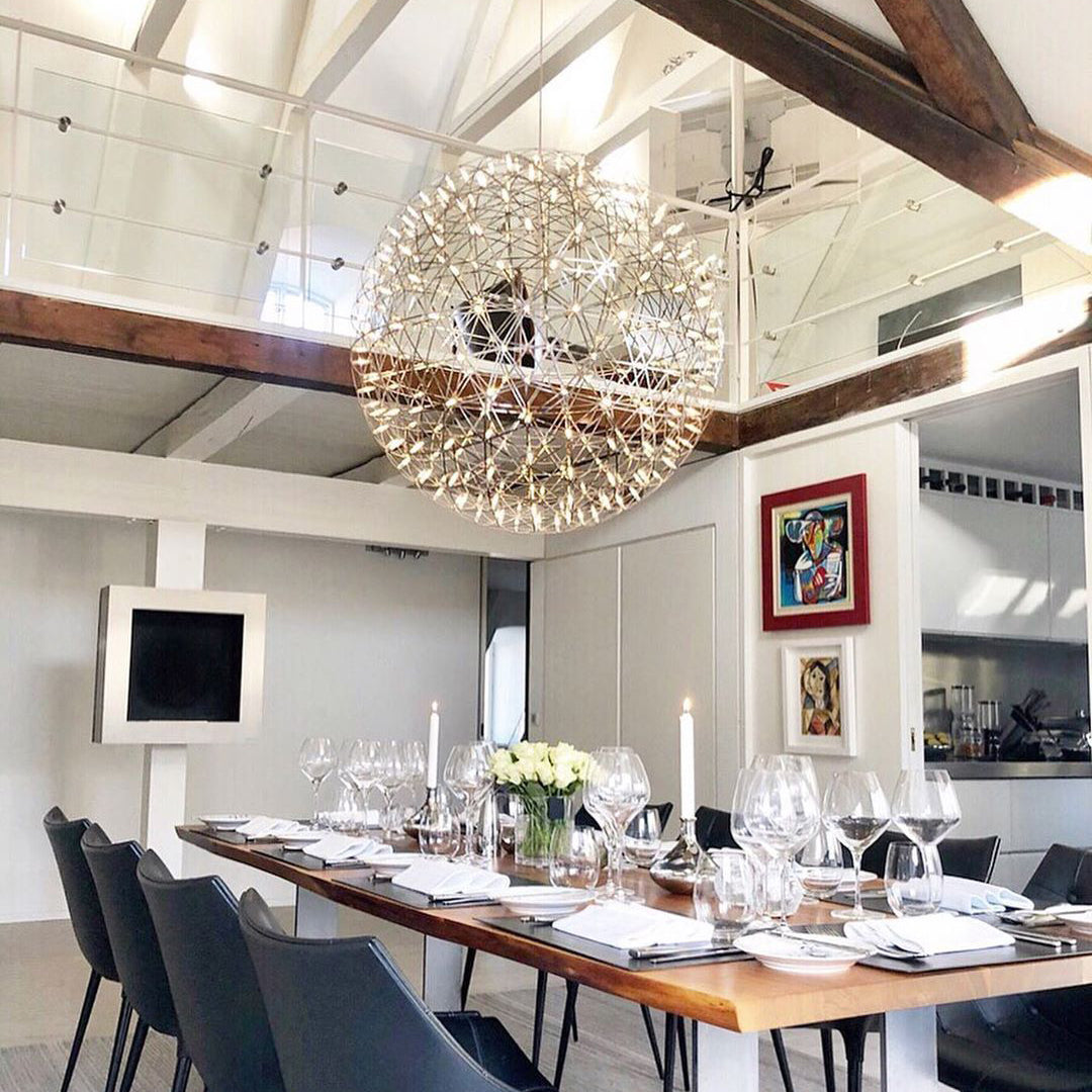 Geodesic LED Sphere Pendant Light – Radilum
