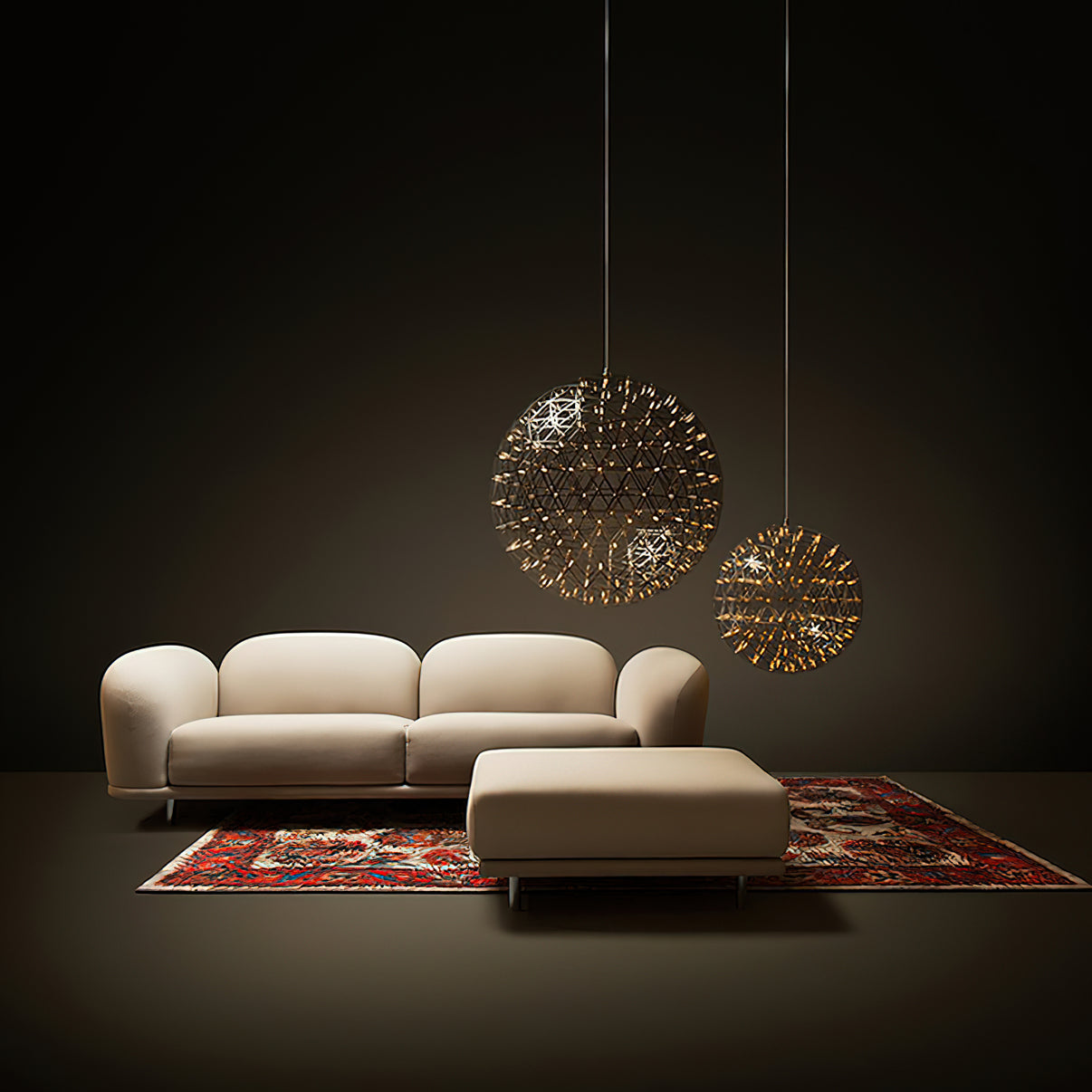 Geodesic LED Sphere Pendant Light – Radilum