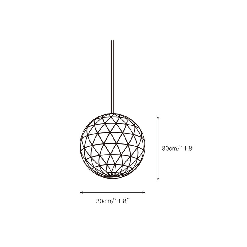 Geodesic LED Sphere Pendant Light – Radilum