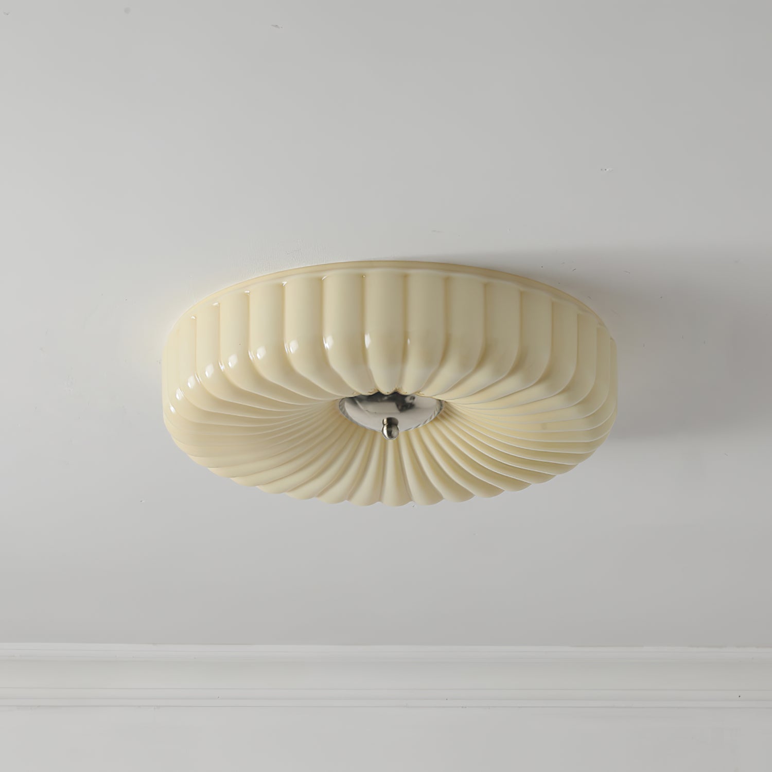 Willa Glass Flush Mount Ceiling Light – Radilum